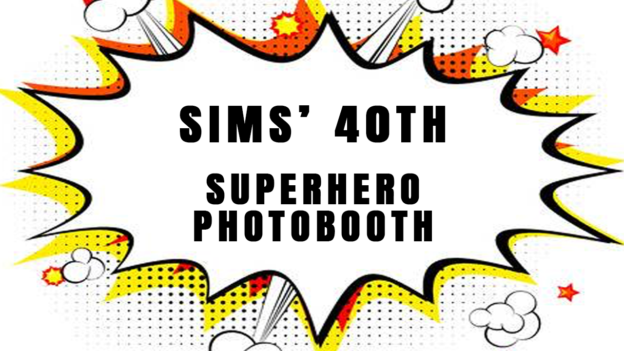 superhero photo booth thumbnail | GETSIMS.COM
